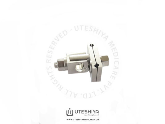 Double Pin Clamp Orthopedic Implants | Uteshiya Medicare
